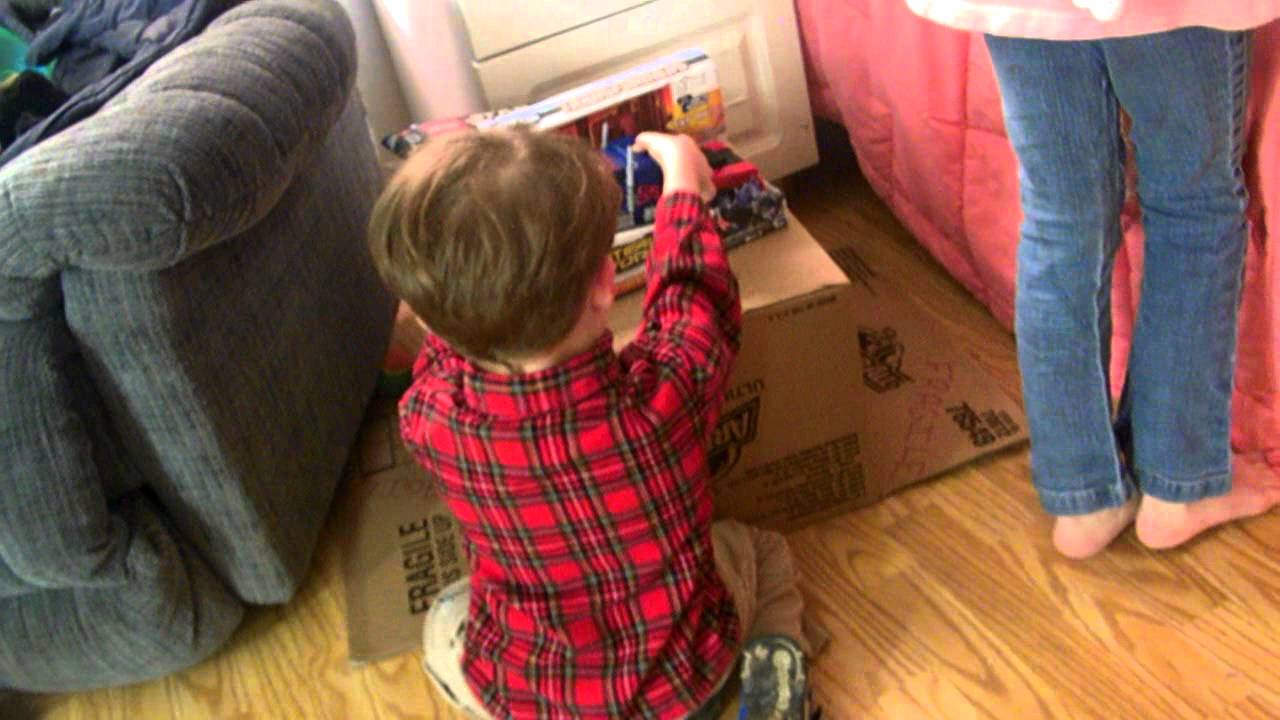 danny playing with wesley toy - YouTube