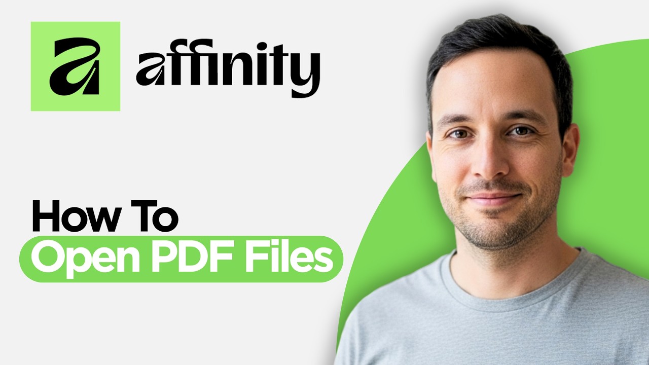 How to Open PDF Files in Affinity 3 (2026 Full Guide) - YouTube