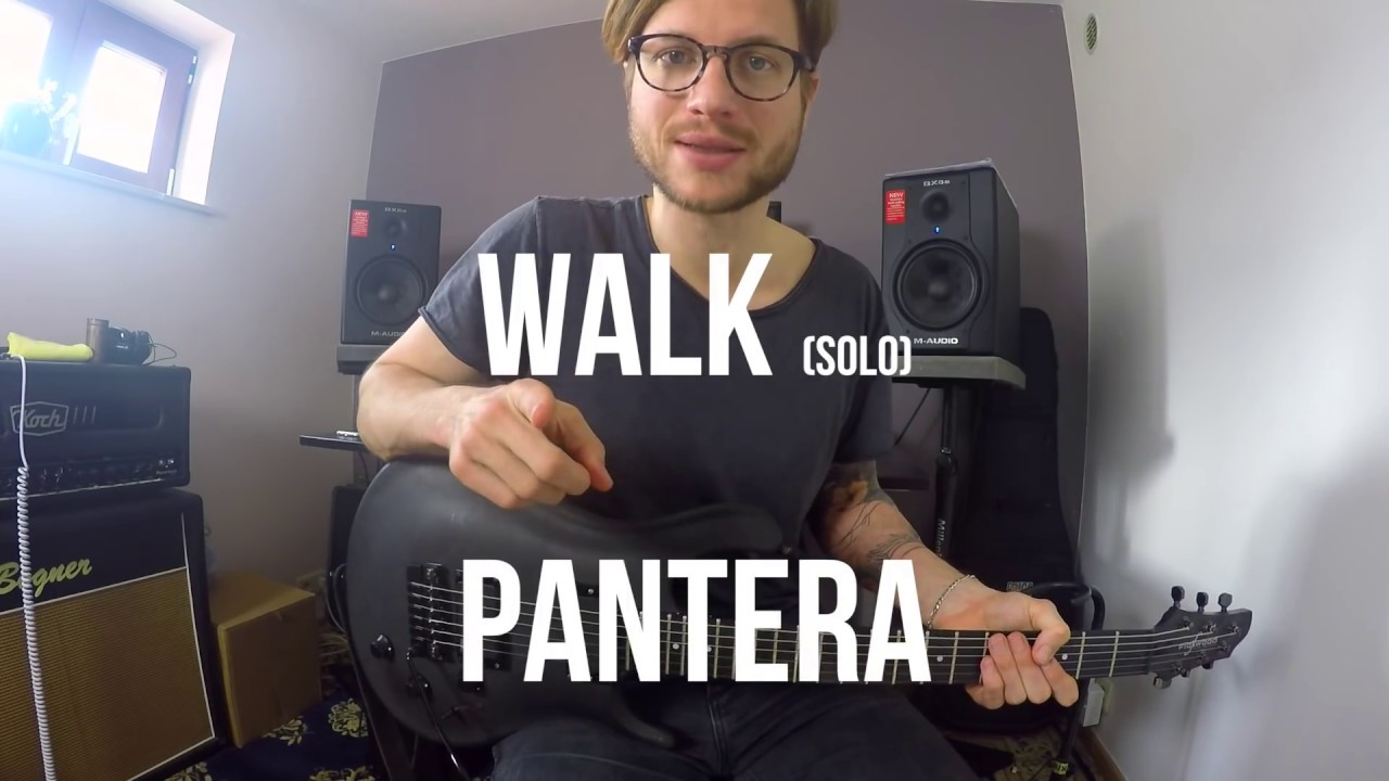 Pantera Walk solo lesson - Iconic Solo Series #2 (Tab + backing track ...