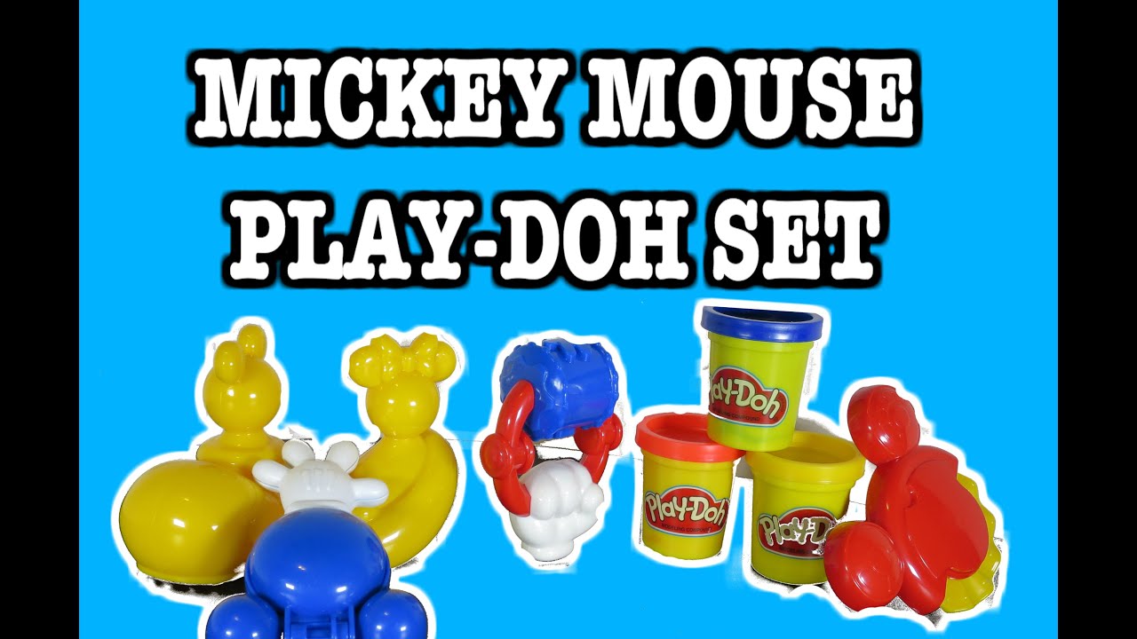 MICKEY MOUSE CLUBHOUSE "Mouskatools" Play-Doh Set with Mickey and ...