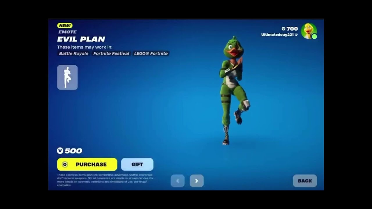 New Evil plan Emote - YouTube
