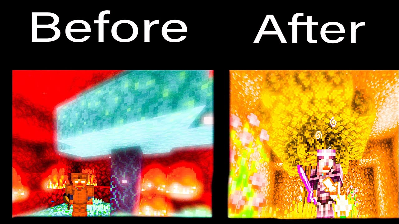 Minecraft, But i transform the Nether into The Overworld (Challenge ...