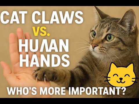 Cat Claws vs. Human Hands | Who’s More Important? 🐱 - YouTube