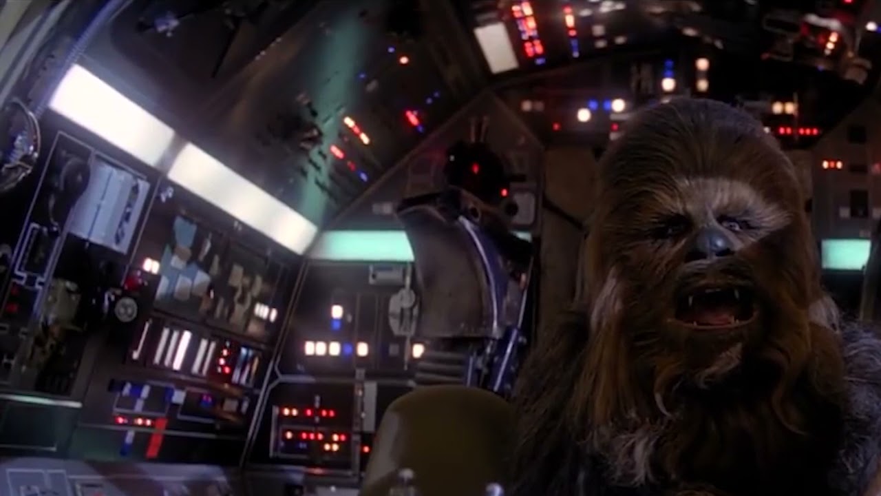 Millenium Falcon and Chewie Virtual Background - YouTube