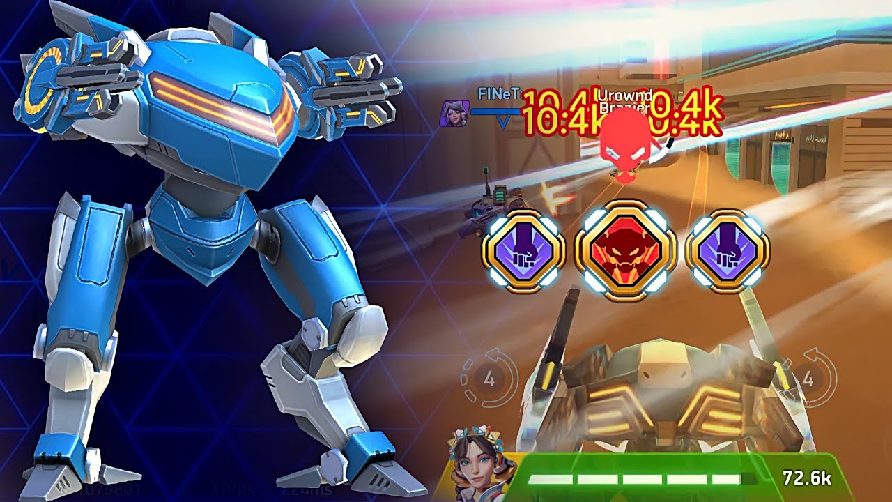 Shadow with Disc Launcher - Mech Arena - YouTube