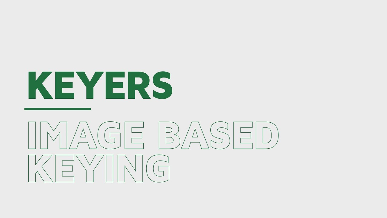 #13 - Keyers // Image Based Keying - YouTube