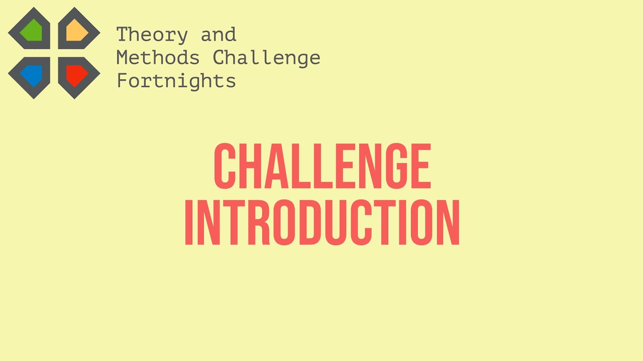 Challenge Introduction: Overview of specific challenge, Matt Sperrin ...