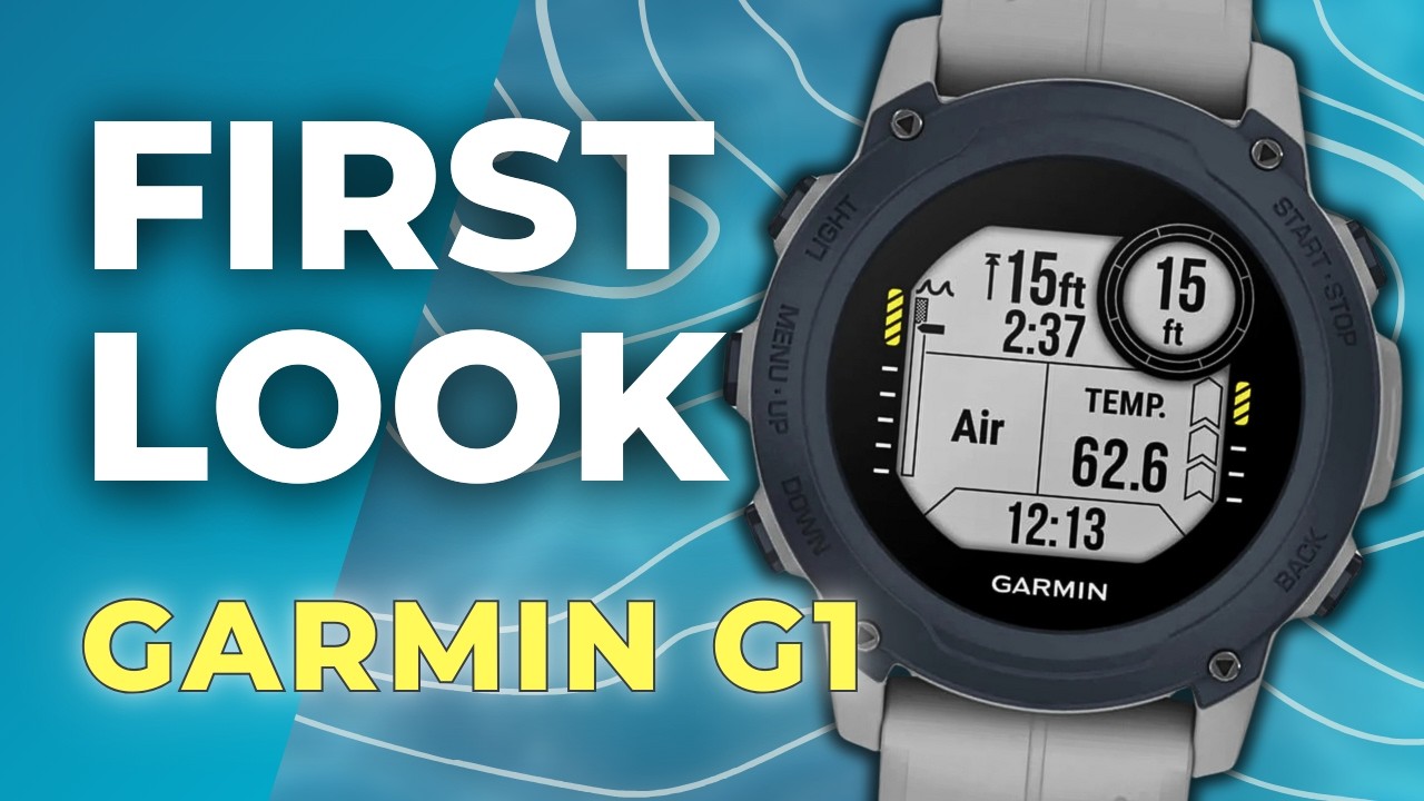 Pre Dive with Garmin Descent G1 Solar - First Impression! - YouTube