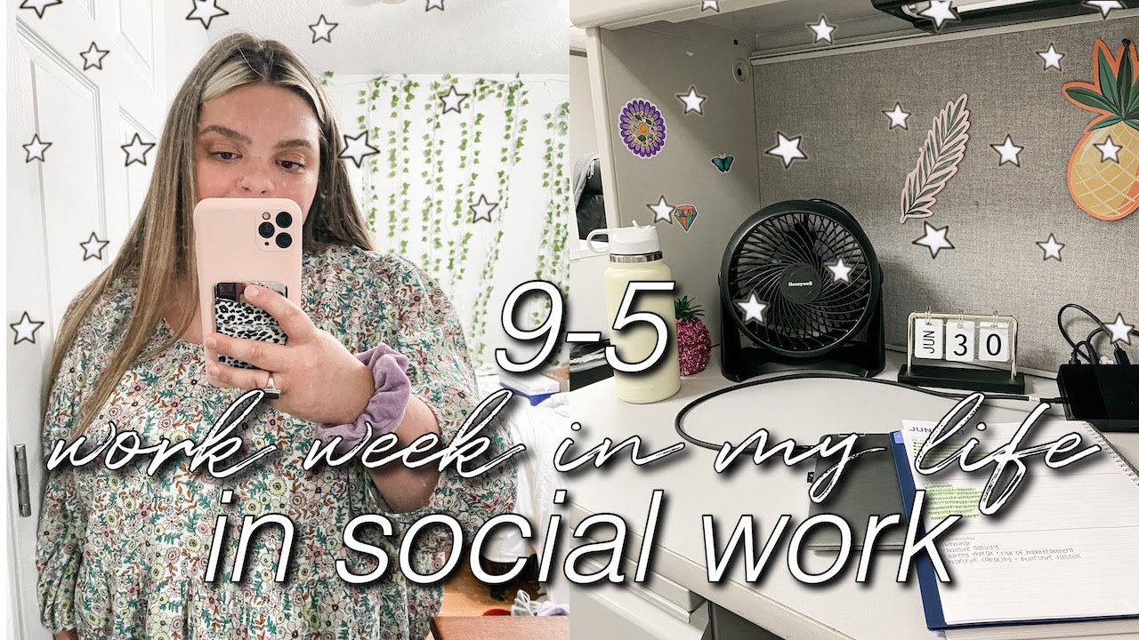 9-5 work week in my life as a social worker | my first week of training ...