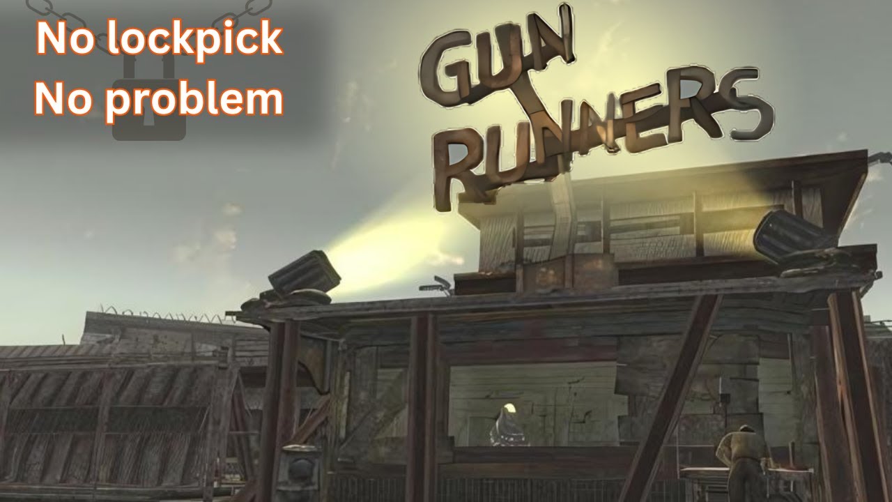 How enter Gun Runners quick and simple fallout New Vegas - YouTube