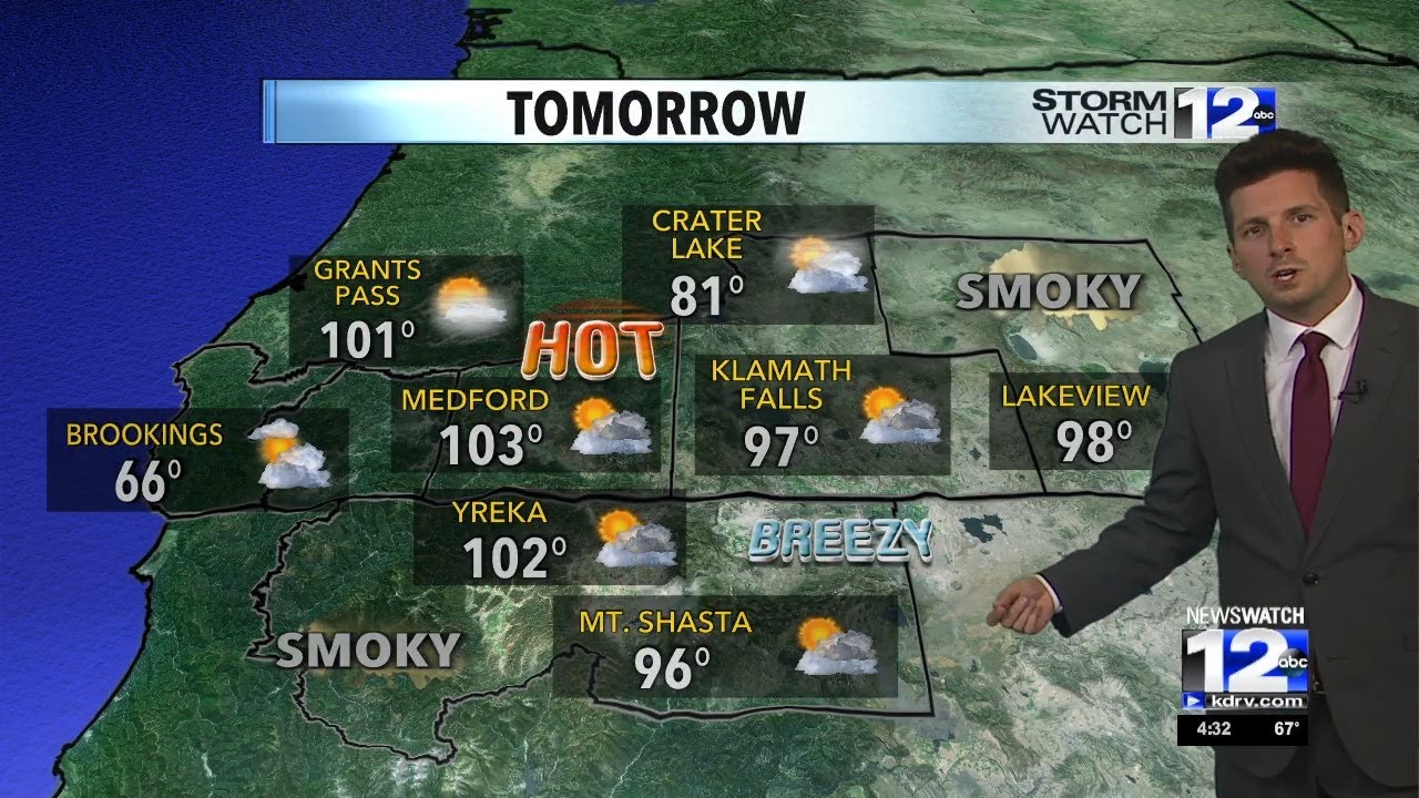 Thursday, August 1st Evening Weather - YouTube