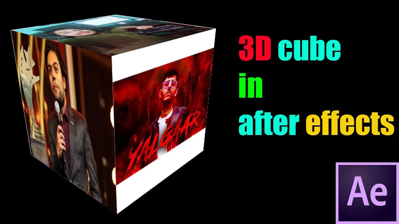 How to Design 3D Cube & Set Images/Videos in it | After Effects |Agent ...