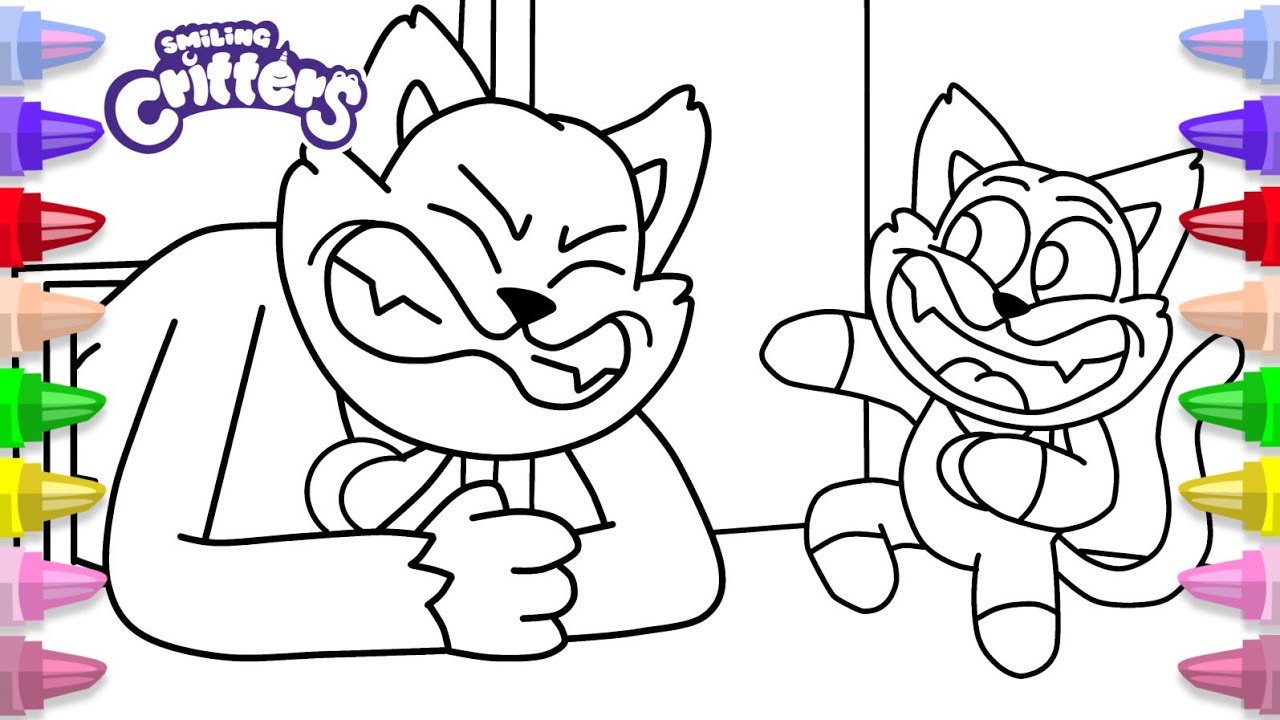 HOW TO COLOR Poppy Playtime 3 | A DAY IN THE LIFE OF CATNAP ...