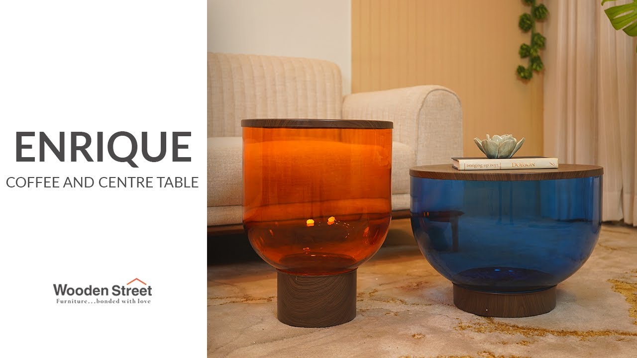Buy Enrique Round Glass Coffee and Centre Table- Set Of 2 at 26% OFF ...