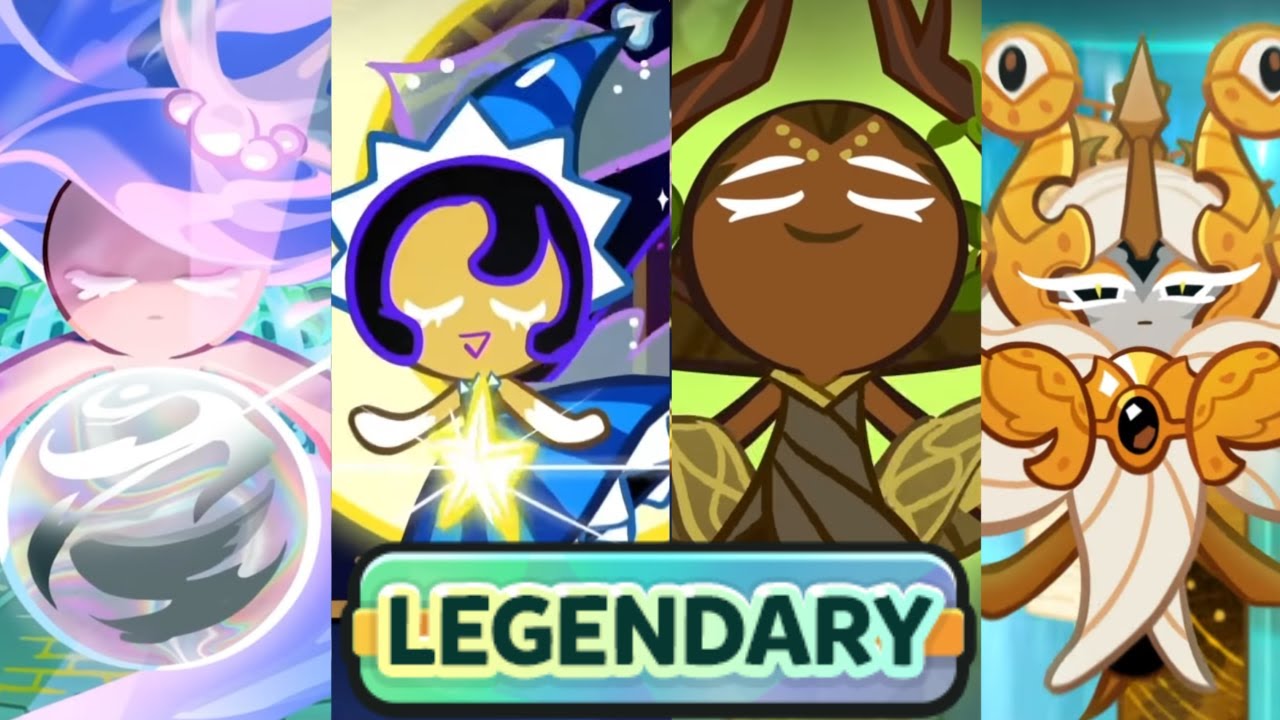 All Ovenbreak legendary cookies' skills - YouTube