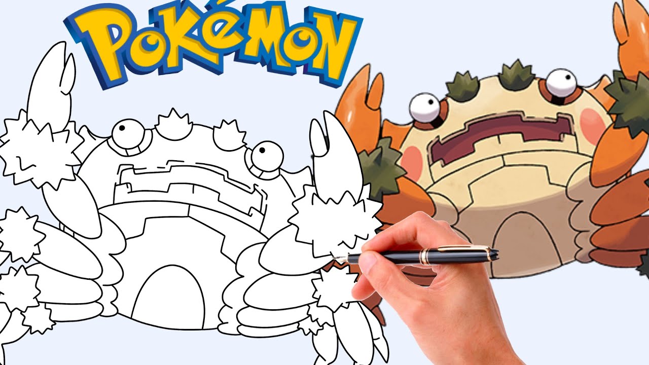 Lær at Tegne KLAWF POKEMON #0950 | Pokemon Generation 9 - YouTube