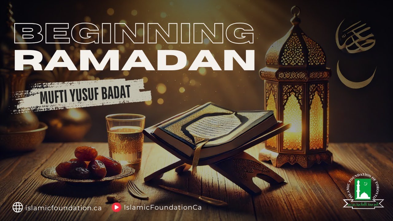 Beginning Ramadan | Mufti Yusuf Badat | Friday Reminder - YouTube