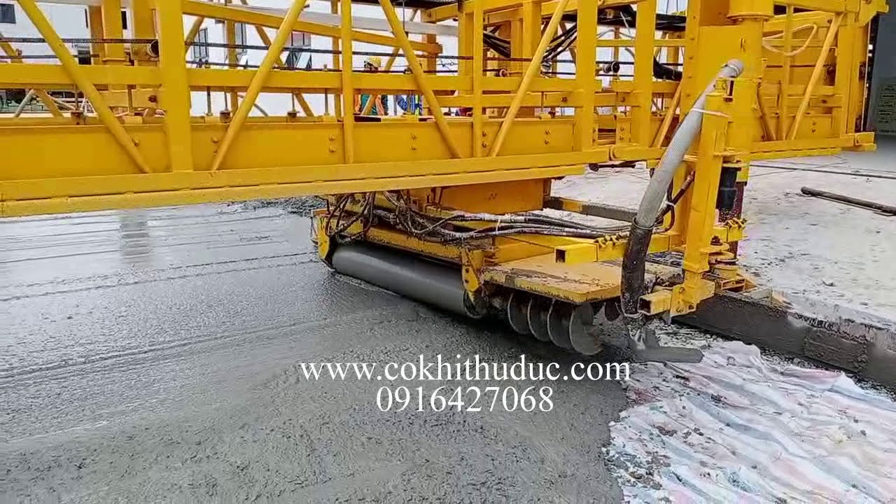 Máy rải đường bê tông xi măng Finisher CF1250 H ( made in Viet Nam ...