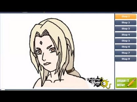 How to Draw Tsunade - YouTube
