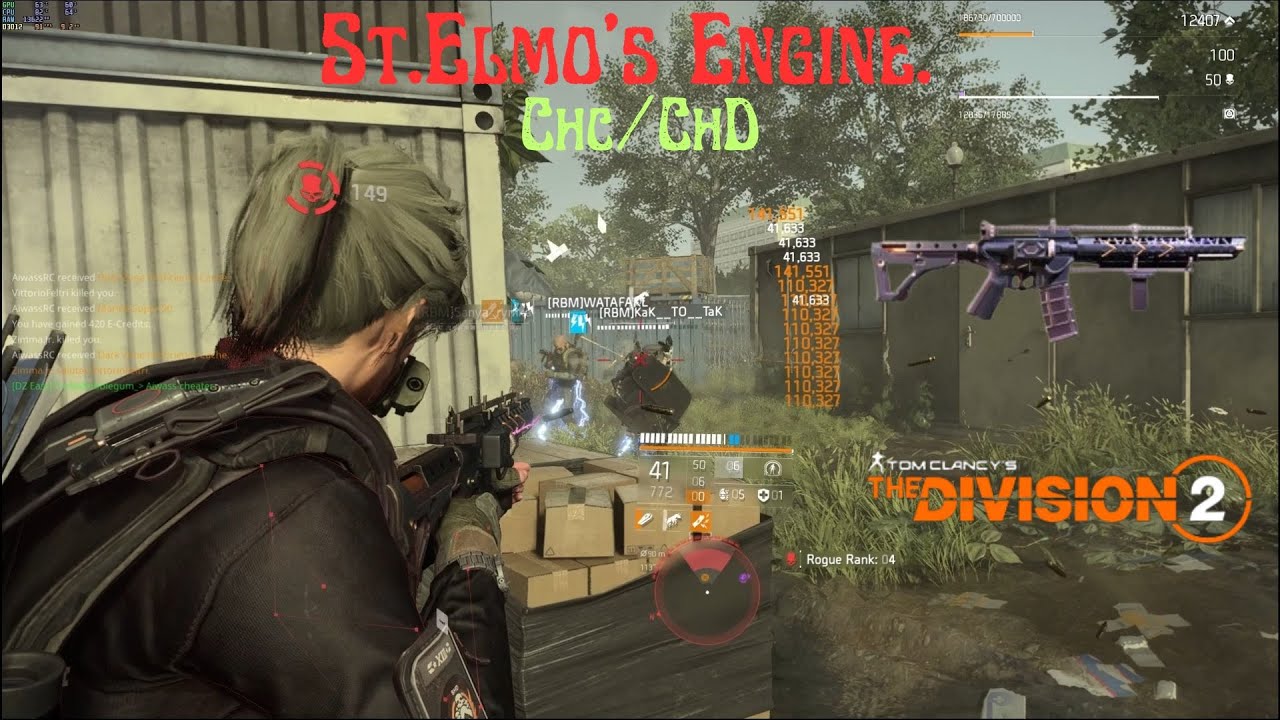 The Division 2 TU18.1 St.Elmo's Engine-CHC/CHD. Dark Zone PvP - YouTube