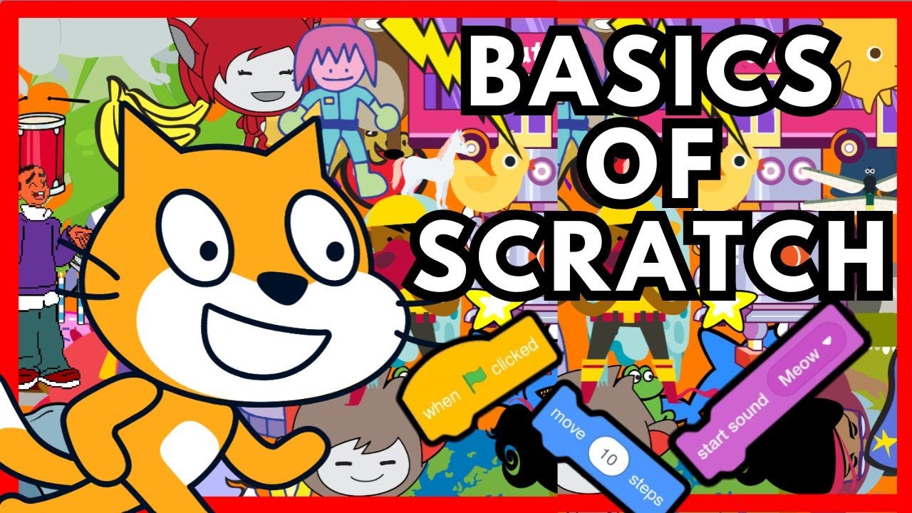 Basics Of Scratch - Beginners Guide (Very Simple) - YouTube