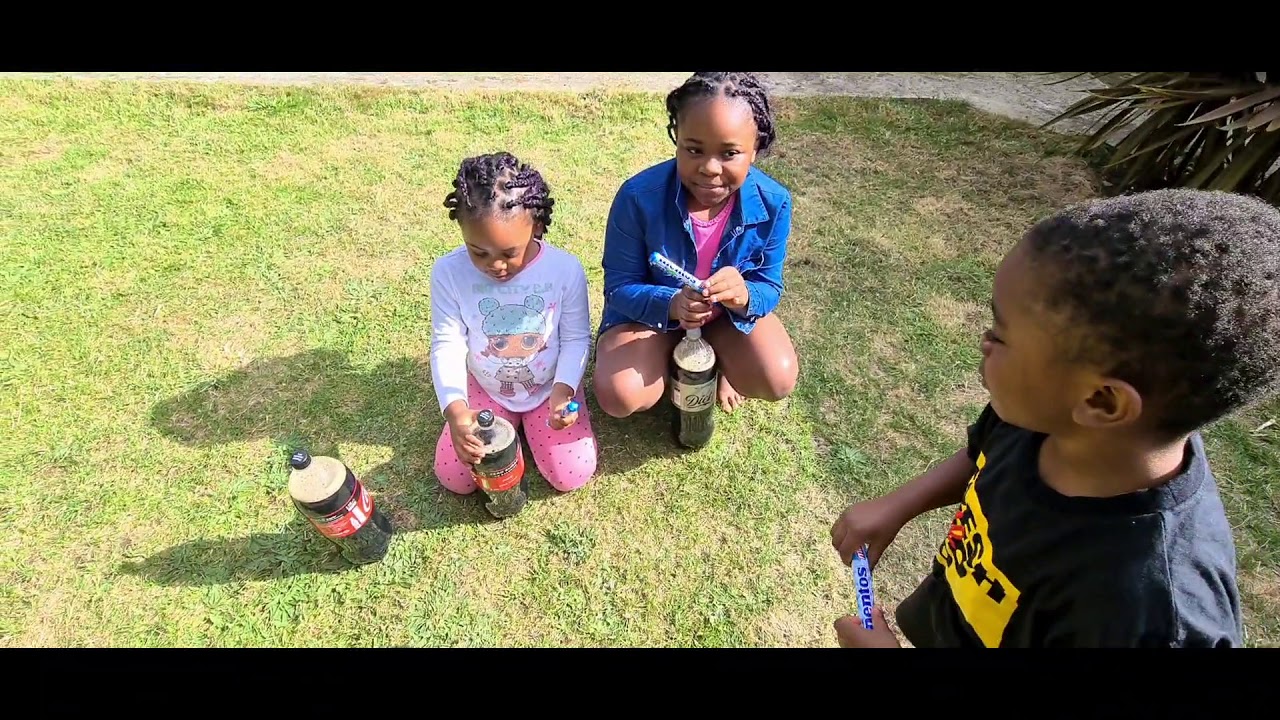 Blast with coco cola and mentos - YouTube
