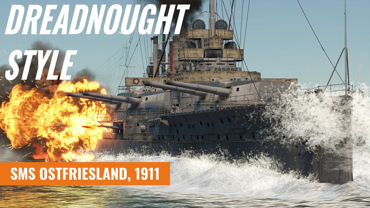 SMS Ostfriesland - With Charme, Armour and Guns vs Helena Bot Spam [War ...