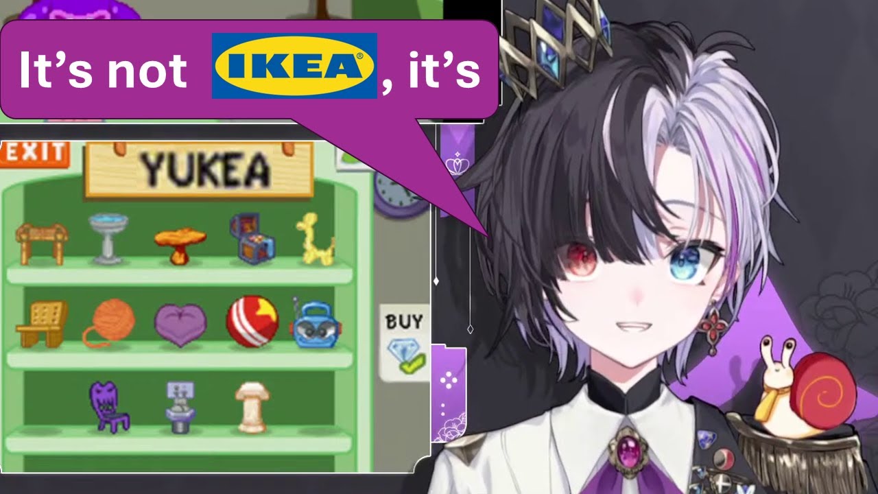 Rin finds an IKEA knock-off in-game - YouTube