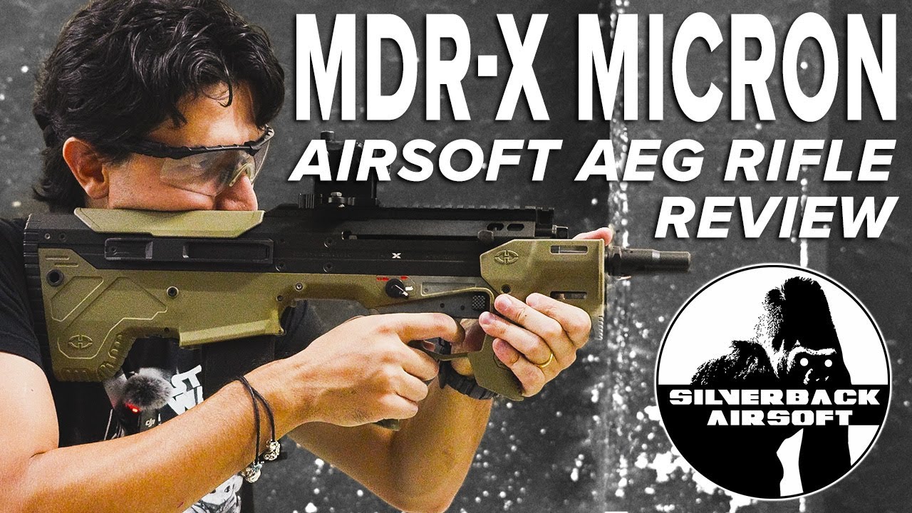SILVERBACK MDR-X Micron Airsoft AEG Rifle Review - Compact Bullpup ...