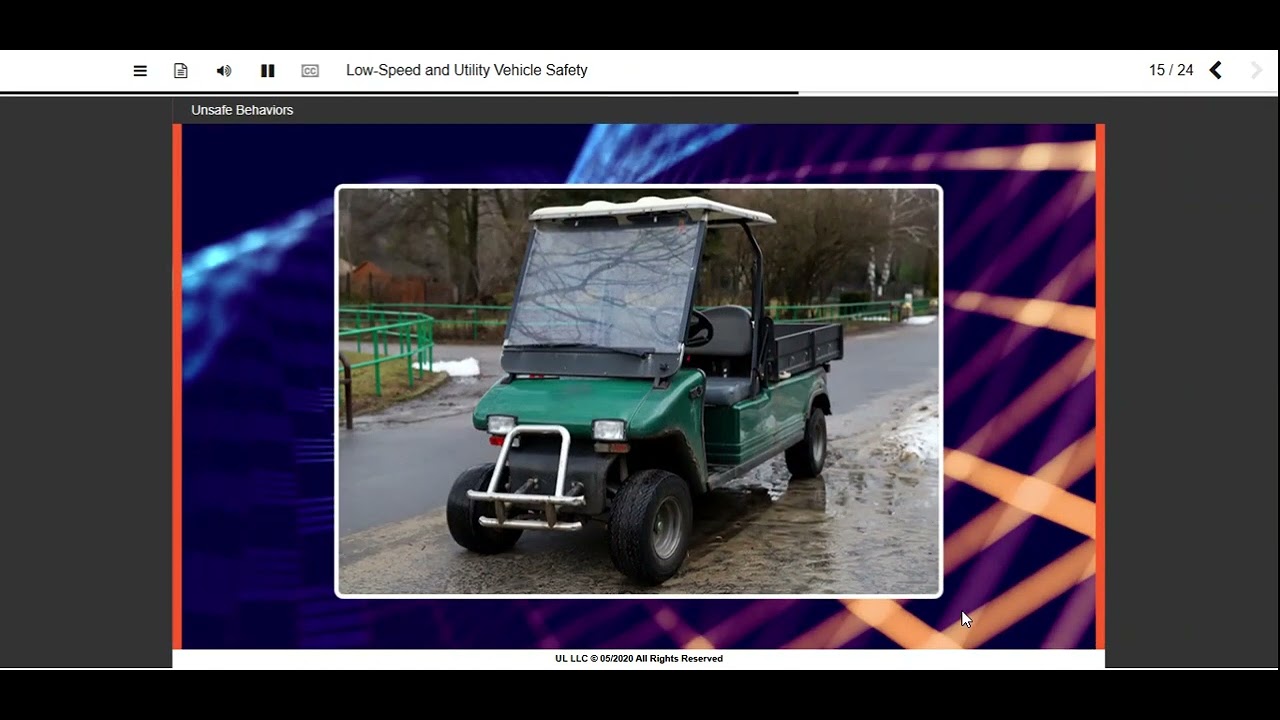Low Speed and Utility Vehicle Safety - YouTube