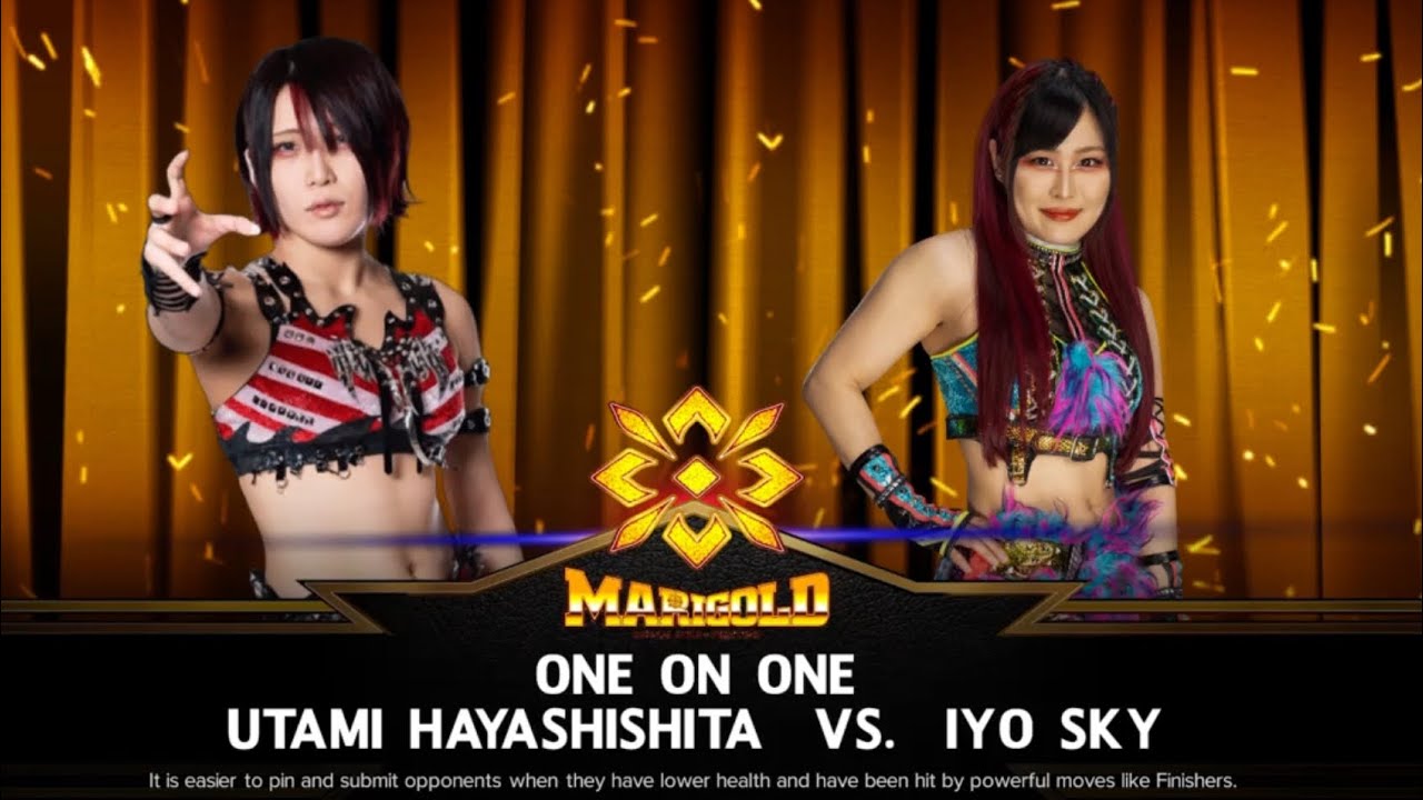 MARIGOLD - Iyo Sky vs Utami Hayashishita Dream Star Fighting One On One ...
