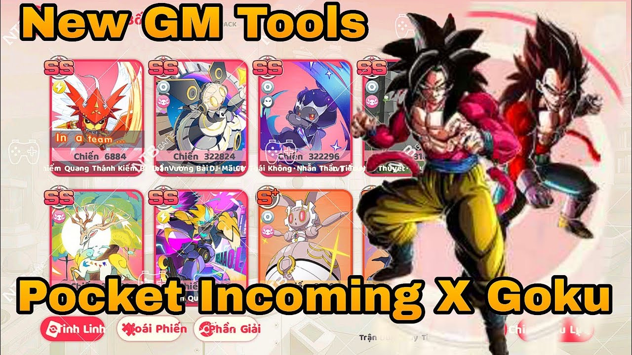New Pocket incoming X Goku Gm Tools - YouTube