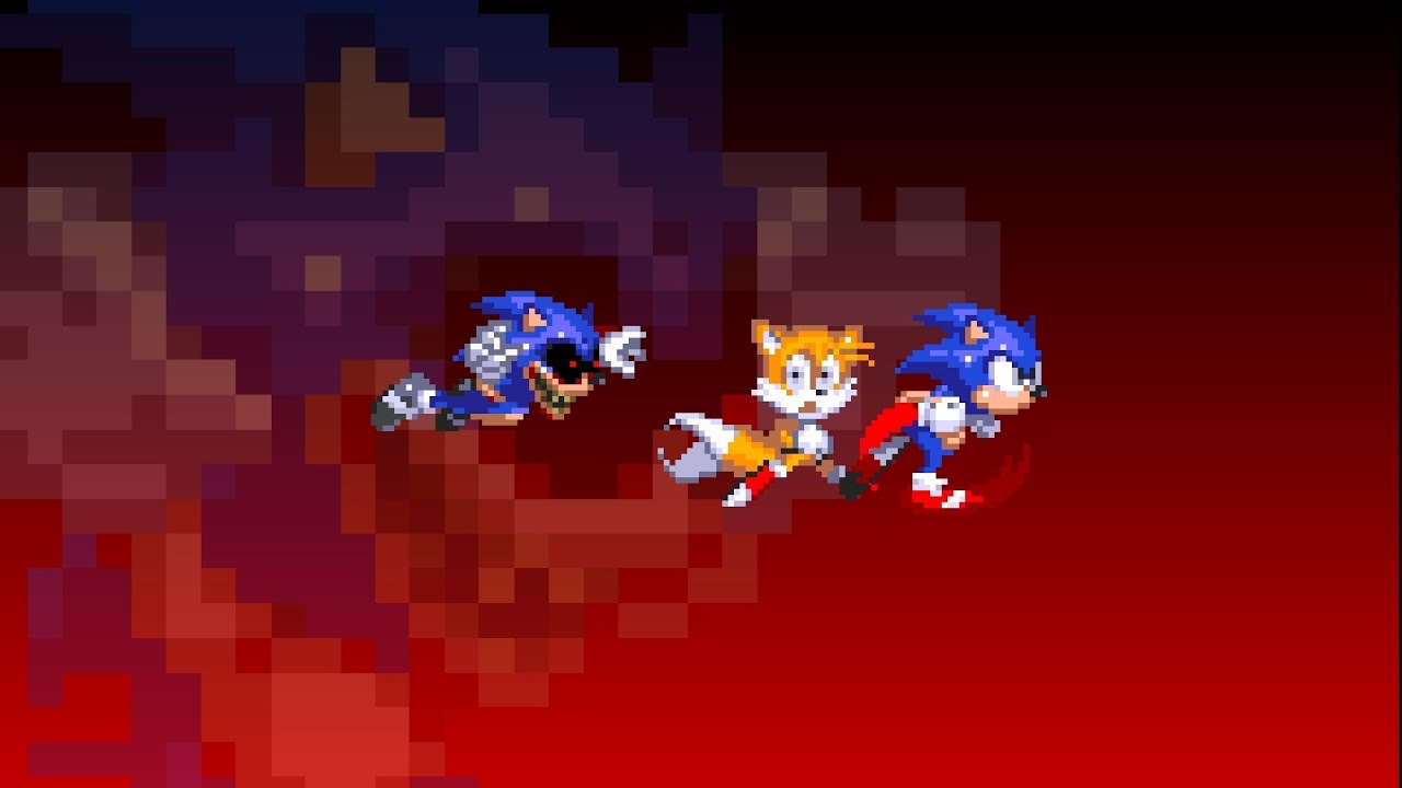 Sonic tries to save Alan from Exe. - YouTube