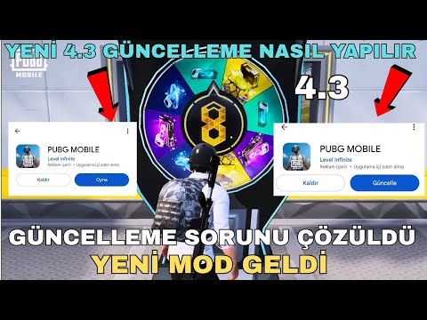 PUBG MOBİLE 4.3 GÜNCELLEME SORUNU ÇÖZÜLDÜ - YENİ GÜNCELLEME NASIL İNDİRİLİR - 4.3 güncelleme pubg