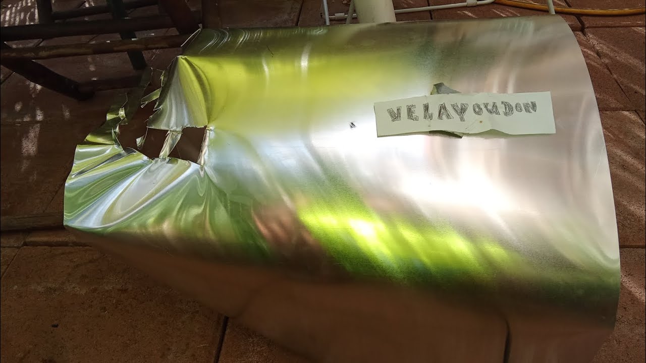 sheet metal airplane homemade (v9 Method) - YouTube
