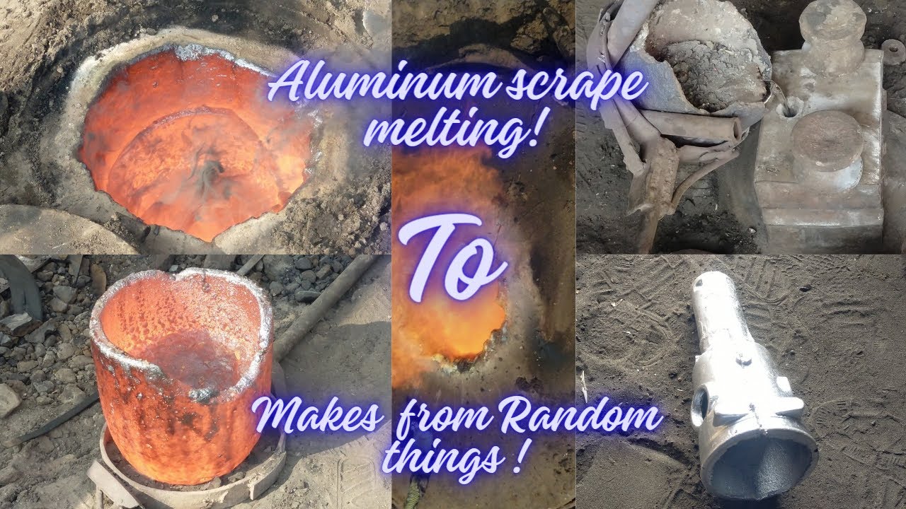 Melting Aluminum scrape/Melted scrap/How much aluminium scrap.Hotmetal ...