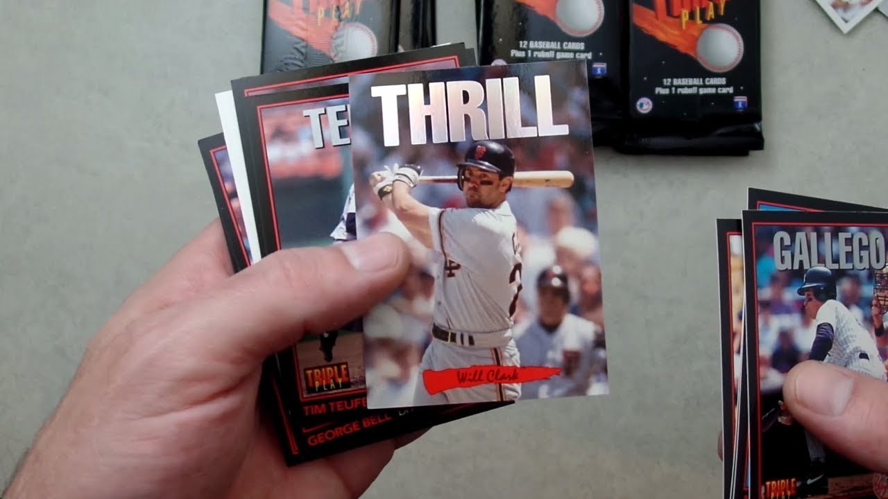 1993 Donruss Triple Play Baseball Box Break - Youtube