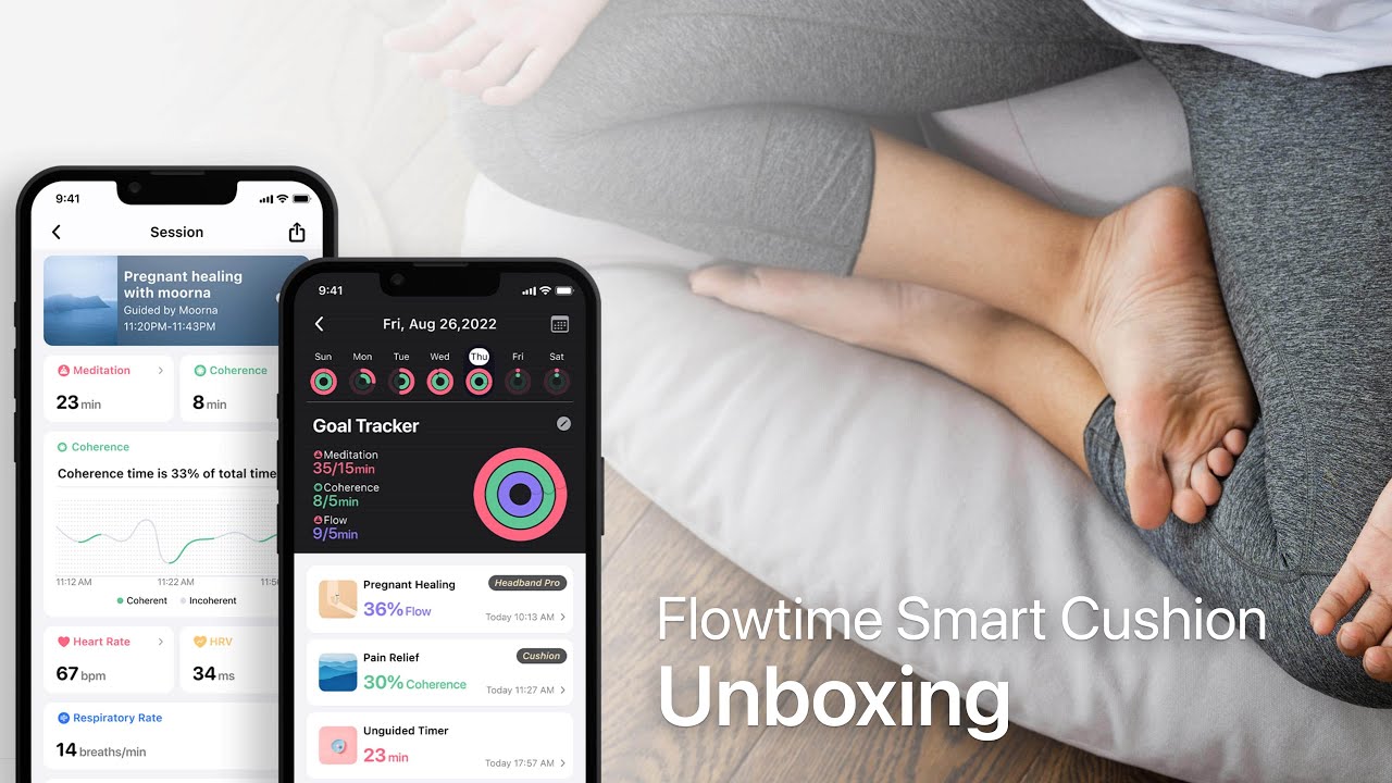 Flowtime Smart Cushion Unboxing - YouTube
