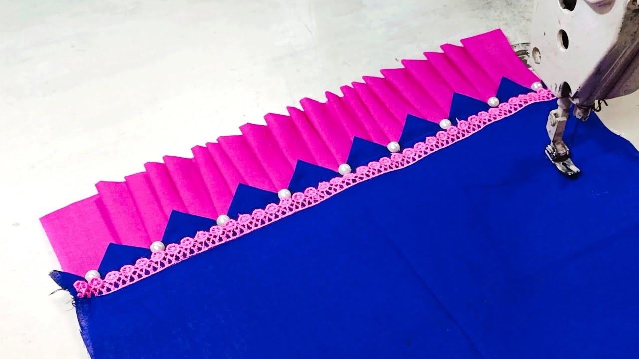 wow beautiful simple and easy cutwork sleeves design sewing স্টাইলিশ ...