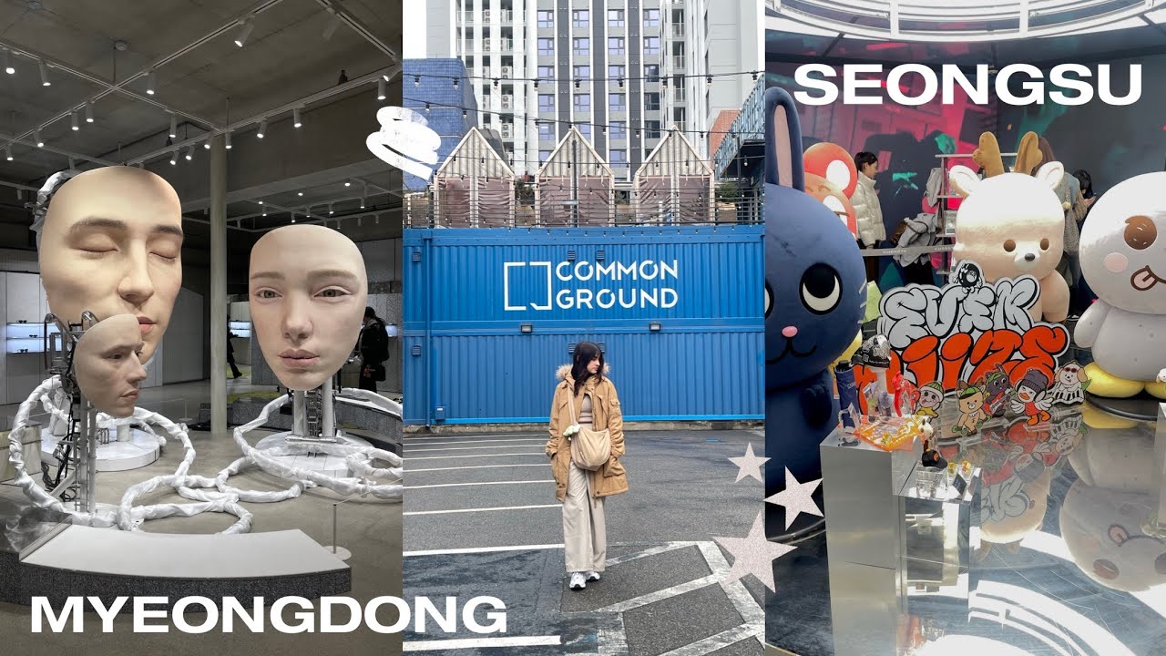 [KOREA VLOG] pop-ups, kwangya, mercado de myeongdong - YouTube