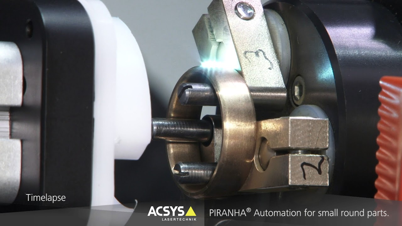Laser Automation For Small Round Parts - YouTube