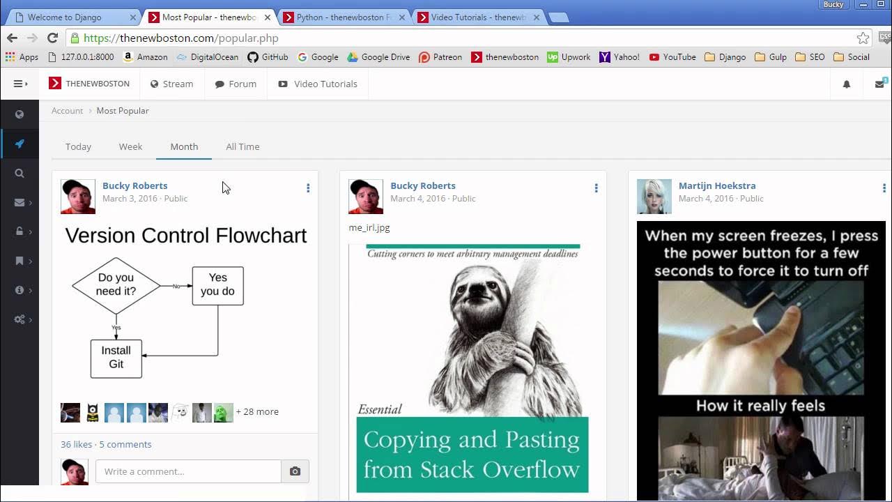 Django Tutorial for Beginners - 3 - Creating Our First App - YouTube