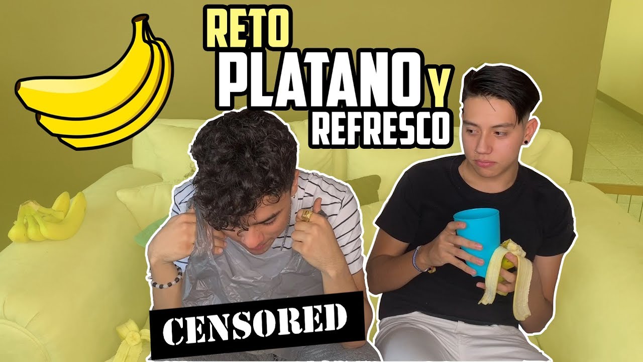 RETO DEL PLATANO Y REFRESCO | MANUB c/ ERICK DA - YouTube
