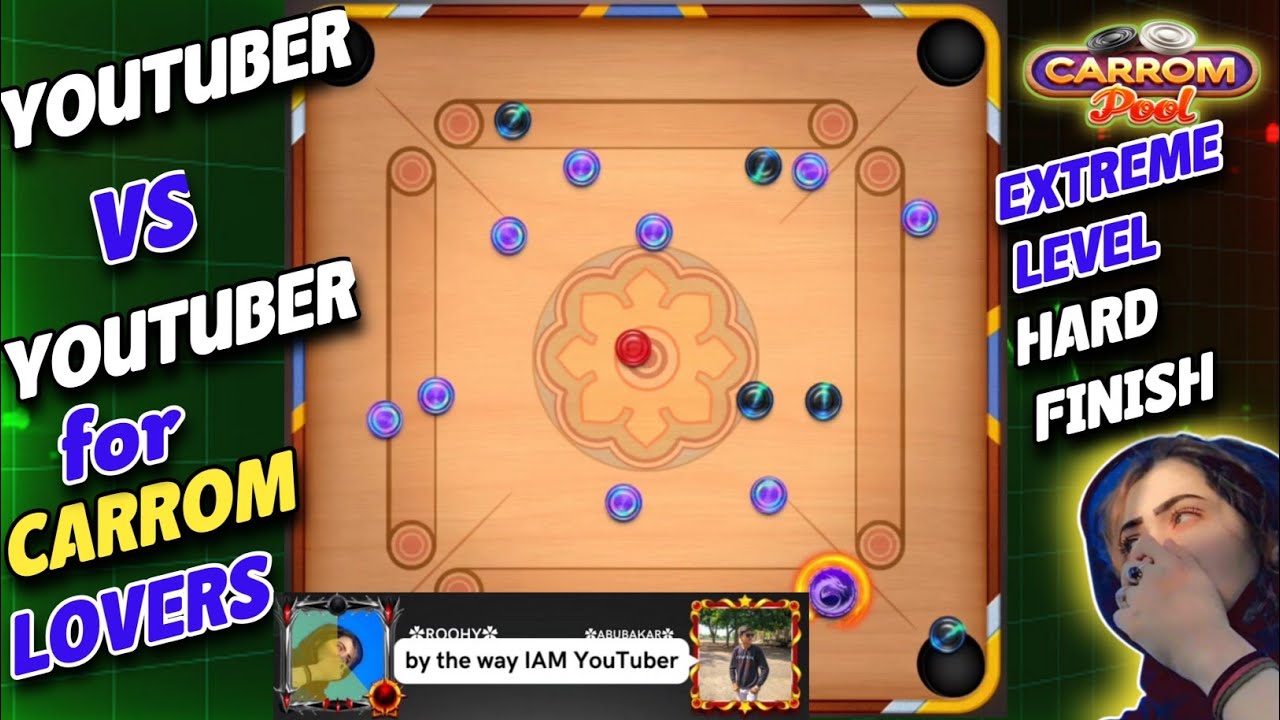 Youtuber VS Youtuber 🙉 Carrom Pool New Events | Carrom Pool New Updates ...