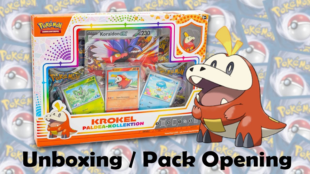Unboxing/Pack Opening - Krokel Paldea Collection [German/Pokemon ...