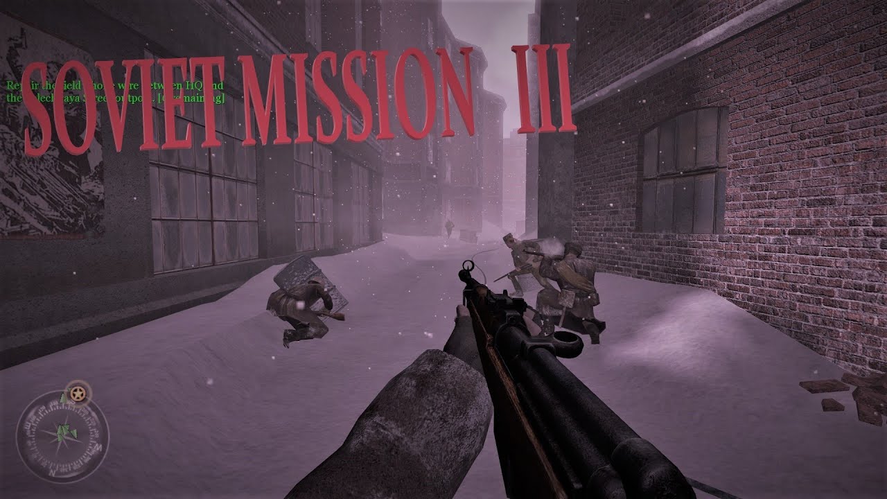 Call Of Duty 2 - Soviet Campaign (Veteran Difficulty) Part 3 - 60 FPS ...