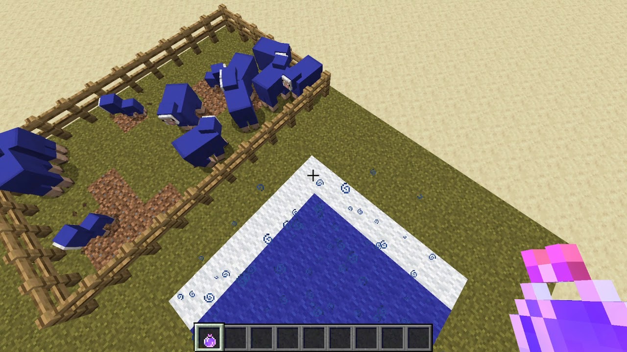 Throwable Dye in Minecraft (demonstration) - YouTube