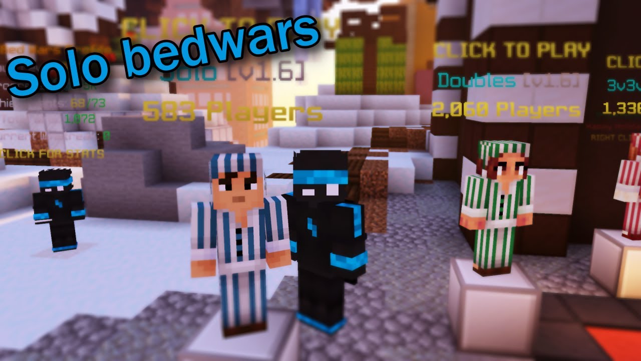im bad - solo bedwars ep1 - YouTube