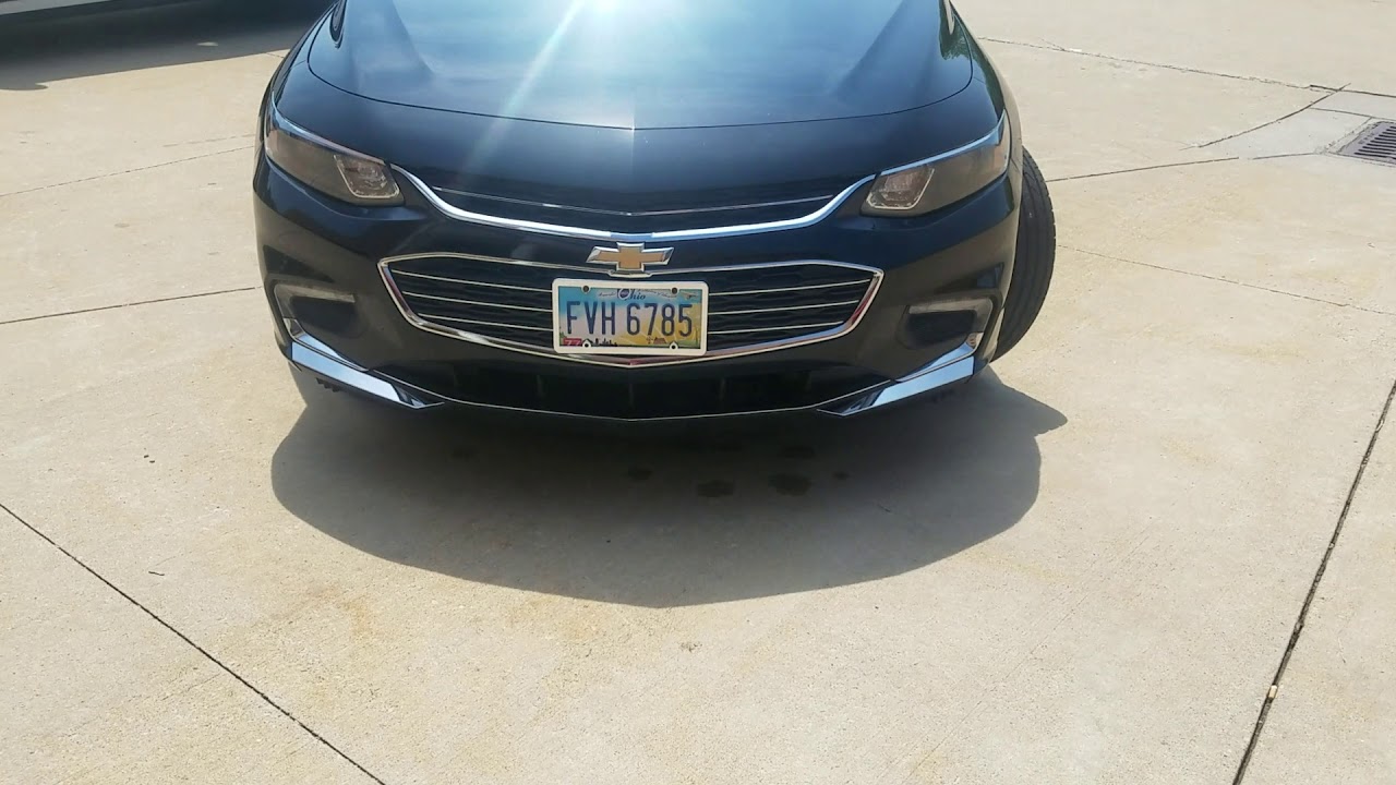 2016 chevy Malibu on 22" massiv rims with 3pc stainless steel trim ...