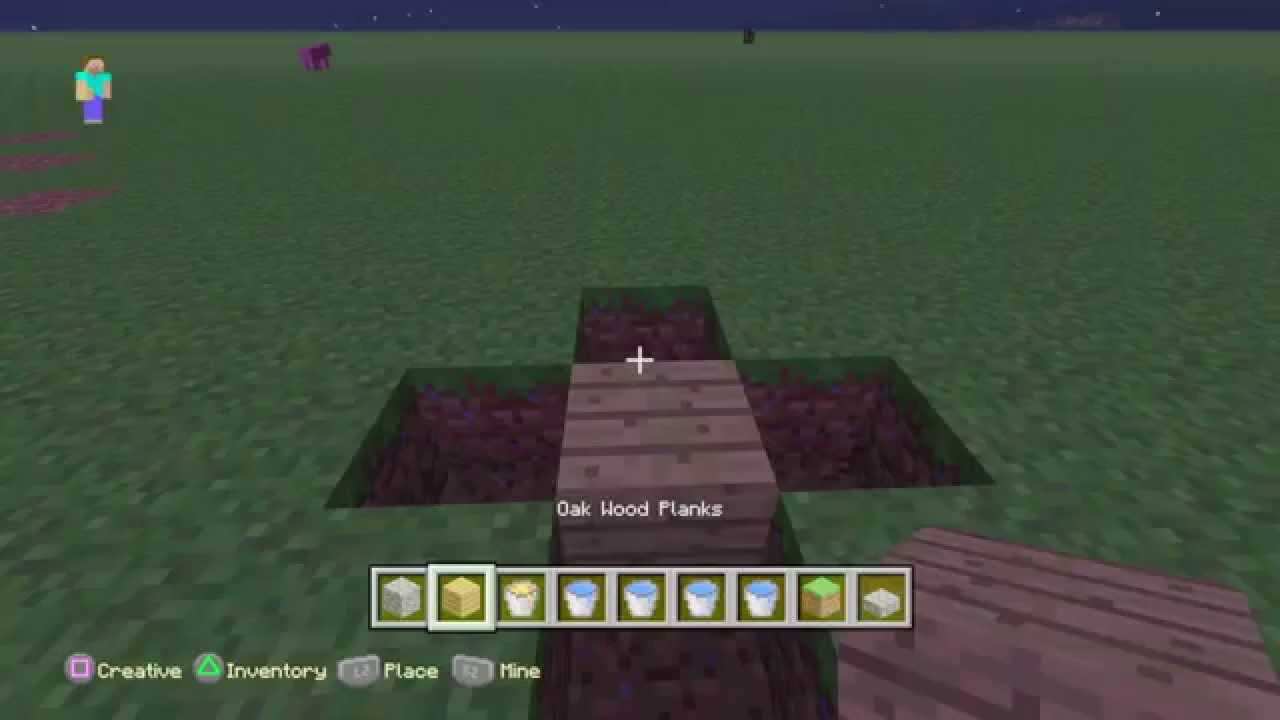 PS4 MINECRAFT BEST CobbleStone Generator Ever - YouTube